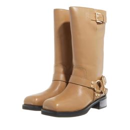 Michael Kors Stiefel - Crosby Moto Boot - Gr. 37 (EU) - in Braun - f&uuml;r Damen