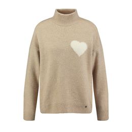 Key Largo Pullover 'Tender' Damen Gr&ouml;&szlig;e S greige / wei&szlig;
