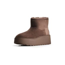 Bershka Boots Damen Gr&ouml;&szlig;e 37 braun Winterschuhe