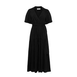 Tussah Blusenkleid 'WREN' Damen Gr&ouml;&szlig;e 38 schwarz Winterkleid