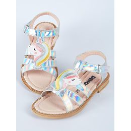 Denokids Sandalen "Unicorn" in Silber/ Bunt - 73% | Größe 30 | Kindersandalen