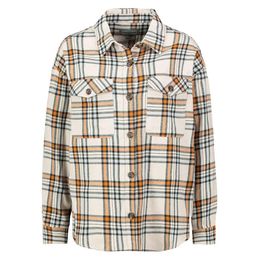 Eight2Nine Hemd in Beige/ Hellbraun/ Anthrazit - 52% | Größe M | Damen-blusen