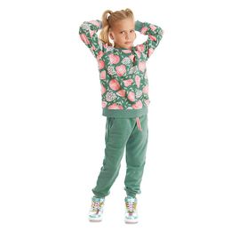 Denokids 2tlg. Outfit "Flower Garden" in Grün - 65% | Größe 104 | Kinder-sweatshirts-jacken