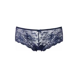 Lascana Hipster blau Gr. 44/46 f&uuml;r Damen. Mit Schleife. K&ouml;rpernah