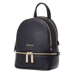 Puccini Rucksack in Schwarz - (B)17 x (H)22 x (T)10 cm - 52% | Damen-taschen