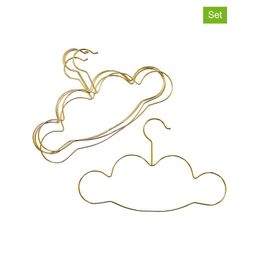 Rice 5er-Set: Kleiderbügel in Gold - (B)30 x (H)21 cm - 39% | Garderoben