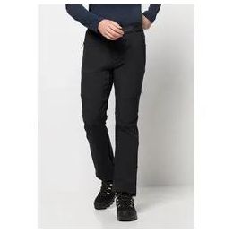 Softshellhose Jack Wolfskin "STOLLBERG PANTS M", Herren, Gr. 58, Normalgrößen, schwarz, Hauptmaterial: 94% Polyester, 6% Elastane, Hosen