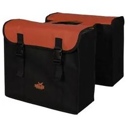 Fahrradtasche "Greenlands Doppel Fahrradtasche", rot, GREENLANDS BICYCLE BAGS, Taschen, B/H/T: 40cm x 14cm x 40cm, Polyester, B:40cm H:14cm T:40cm