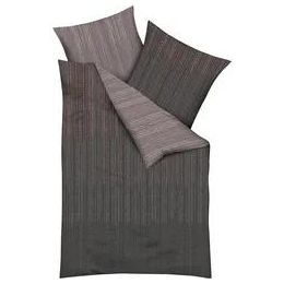 Wendebettwäsche Kaeppel "Vertigo", rot (burgund), B/L: 155cm x 220cm, , Mako-Satin, B/L: 80cm x 80cm, Mako-Satin, Obermaterial: 100% Baumwolle, Bettwäsche