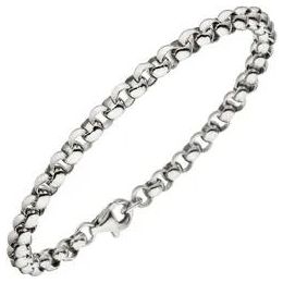 Silberarmband Jobo, silber (silber 925), Armbänder, Damen, Silber 925 (Sterlingsilber), Erbsarmband 925 Silber 19 cm
