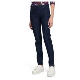 Ankle-Jeans Betty Barclay "Betty Barclay Damen Perfect Body-Jeans mit Steppungen", Damen, Gr. 36, Normalgrößen, blau (dunkelblau), Obermaterial: 57% Baumwolle, 21% Lyocell, 17% Polyester, 5% Elasthan., Modisch, slim fit, Jeans