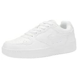 Sneaker Kangaroos "K-Top Draw", Gr. 42, weiß (weiß, mono), Synthetik, sportlich, Schuhe