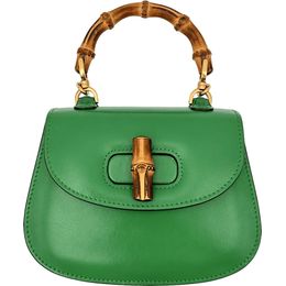 Gucci Crossbody Bags - Gucci Mini Bamboo - Green - Gr. unisize - in Gr&uuml;n - f&uuml;r Damen