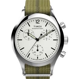 Timex Uhren - Quarz-Chronographenuhr Timex Weekender New England - Gr. unisize - in Gr&uuml;n - f&uuml;r Damen
