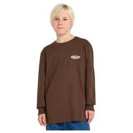 Langarmshirt Billabong "Orbit Arch", Kinder, Gr. S, schwarz cedar, 100% Baumwolle, Langarm, Shirts