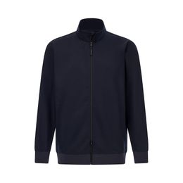 Boggi Milano Zip-Up Hoodie 'B Tech' male Blue size XXL