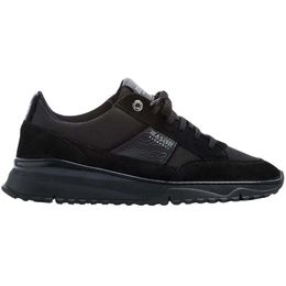 Mason Garments Low-Top Sneaker - Mason Garments Tia Runner Sneakers Zwart Mg51-35 - Gr. 45 (EU) - in Schwarz - f&uuml;r Damen