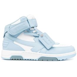Off-White Low-Top Sneaker - Out Of Office Mid Top Sneakers - Gr. 43 (EU) - in Blau - f&uuml;r Damen