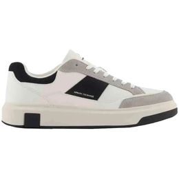 Armani Exchange Low-Top Sneaker - Sneakers Off Whiteblack - Gr. US_10 - in Wei&szlig; - f&uuml;r Damen