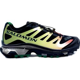 Salomon Low-Top Sneaker - Xt-4 Og Black/asphalt/eden - Gr. UK_10_5 - in Schwarz - f&uuml;r Damen