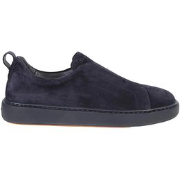 Santoni Low-Top Sneaker - Victory 17 Slip On Sneakers Blue - Gr. 7 - in Blau - für Damen