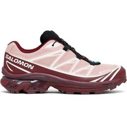 Salomon Low-Top Sneaker - Xt-6 Gtx Mahogany Rose/tawny Port/black - Gr. UK_10 - in Schwarz - f&uuml;r Damen