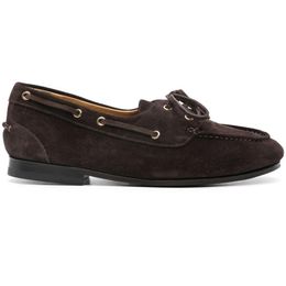 Bally Loafer - Flat Shoes Ebony - Gr. UK_10 - in Schwarz - f&uuml;r Damen