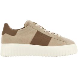 Hogan Low-Top Sneaker - Sneakers Beige - Gr. US_7_5 - in Beige - f&uuml;r Damen
