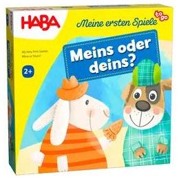 Spiel Haba "Meine ersten Spiele - Meins oder deins", bunt, Spiele, Kinder, Pappe, Papier