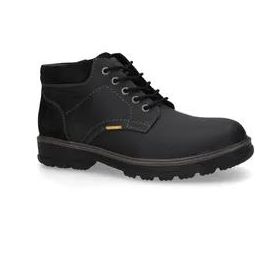 Winterboots Camel Active, Herren, Gr. 43, schwarz, Leder, Schuhe, Boots, Schnürstiefelette mit Warmfutter