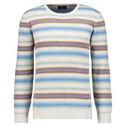 Rundhalspullover Ragman, Herren, Gr. 52, hellgrau, 95% Baumwolle 5% Cashmere, Pullover