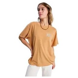 Oversize-Shirt Roxy "Sunny Stone Wash", Damen, Gr. XL, almond, 100% Baumwolle, Shirts