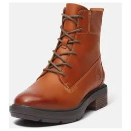 Schnürboots Timberland "BRIMFIELDMID LACE UP BOOT", Gr. 37, medium braun full grain, Leder, Sportlich, Schuhe, Winterstiefel, Schnürstiefel, Winterschuhe
