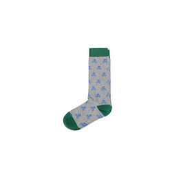 Scalpers Socken 'Skull' M&auml;dchen Gr&ouml;&szlig;e 35/37 royalblau / grau / dunkelgr&uuml;n