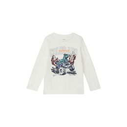 s.Oliver Shirt Jungen Gr&ouml;&szlig;e 128/134 violettblau / weinrot / schwarz / wei&szlig;