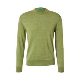 United Colors Of Benetton Pullover Herren Größe L blau / kiwi / rot