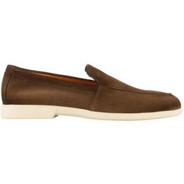 Santoni Loafer - Malibu Loafer - Gr. UK_8_5 - in Braun - f&uuml;r Damen