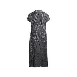Superdry Evening Dress 'Mandarin' female Grey size 44