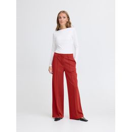 Ichi Pleated Pants 'IHKate' female Red size L