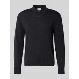 Calvin Klein Strickpullover mit Polokragen