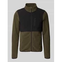 Blend Fleecejacke mit Reißverschlusstaschen Modell 'MARIO'