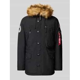 Alpha Industries Parka mit Label-Details