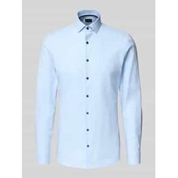 OLYMP Super Slim Fit Business-Hemd mit Kentkragen