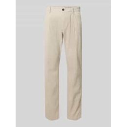 Marc O'Polo Tapered Fit Cordhose aus reiner Baumwolle Modell 'OSBY PLEATS'