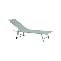 Beliani 2er-Set Gartenliege SORONI in Grün | Gr.: onesize