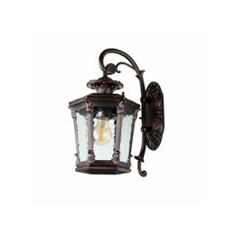 Licht-Erlebnisse Außen Wandlampe (B)21 x (H)40 cm in Bronze antik | Gr.: onesize
