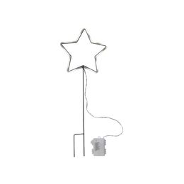 MARELIDA LED Gartenstecker Neon Stern H: 58cm in weiß | Gr.: onesize