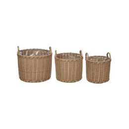 Beliani 3-tlg Outdoor Blumentopf PENDULA in | Gr.: onesize