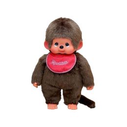 Classic Junge | 45 cm | Monchhichi Puppe | mit rotem Lätzchen | Gr.: onesize