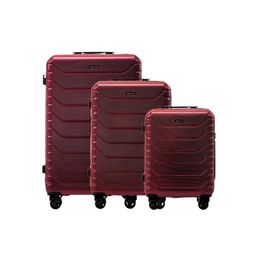 WINGS Trolleys PEAFOWL in wine red | Gr.: onesize